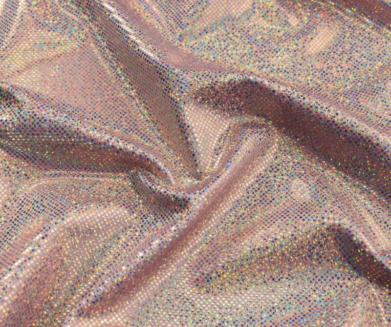 Digital Holo Dot Lilac / Gold #31 | Stretch House, Inc